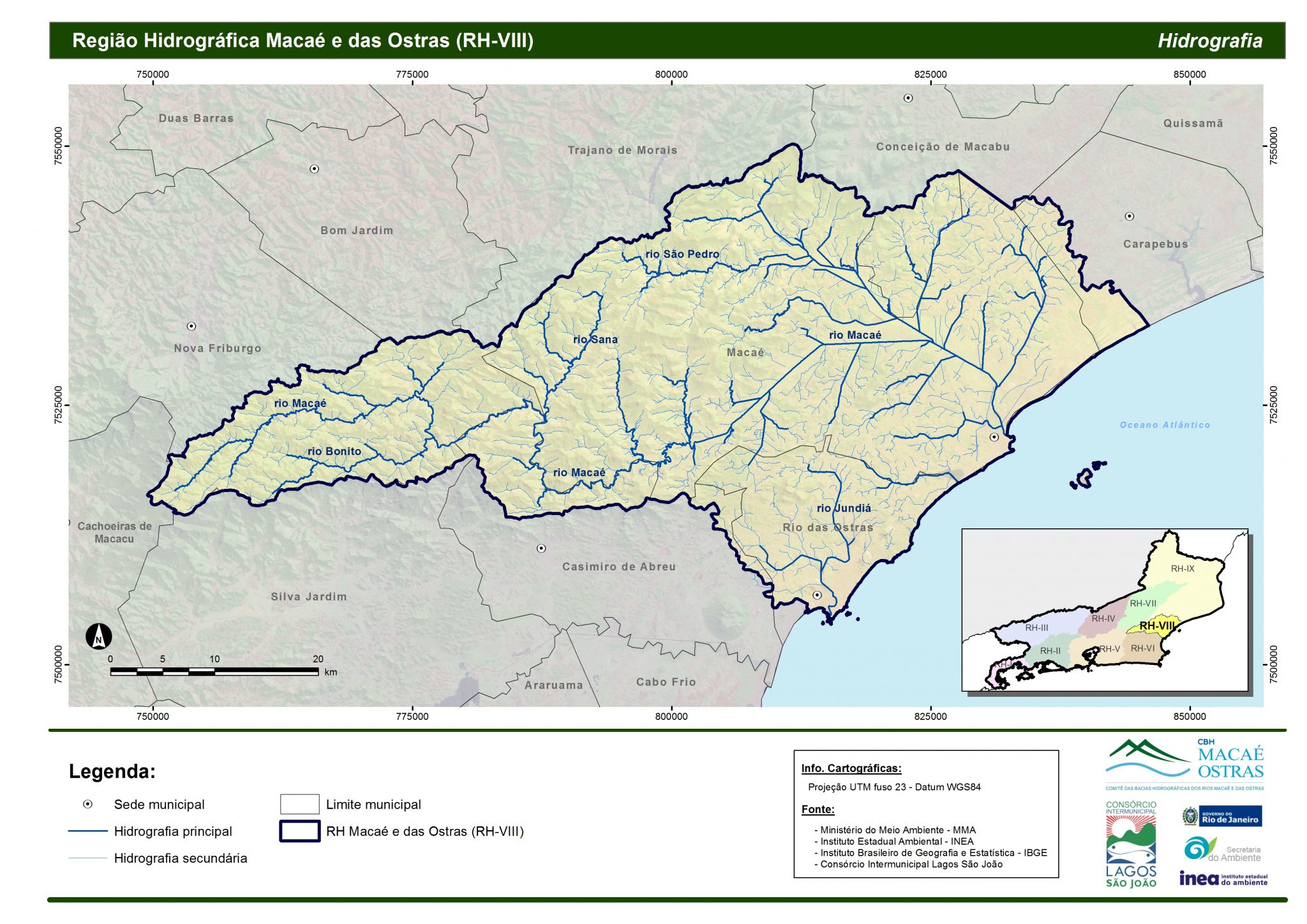 Mapas – Comitê de Bacias dos Rios Macaé e Das Ostras